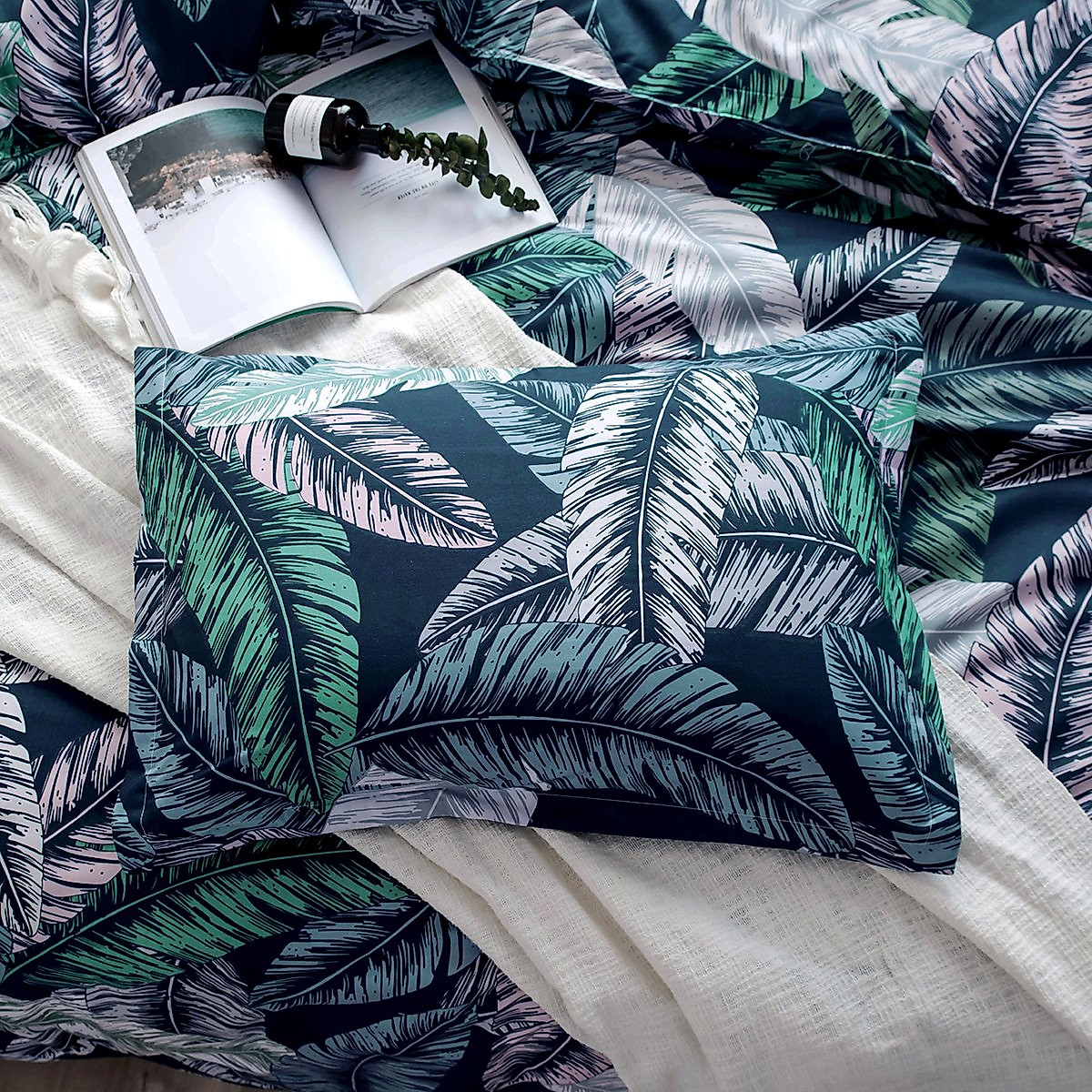 GOOFUN Bedding Duvet Cover Set Comforter Covers with Pillow Shams Duvets - King, D36K