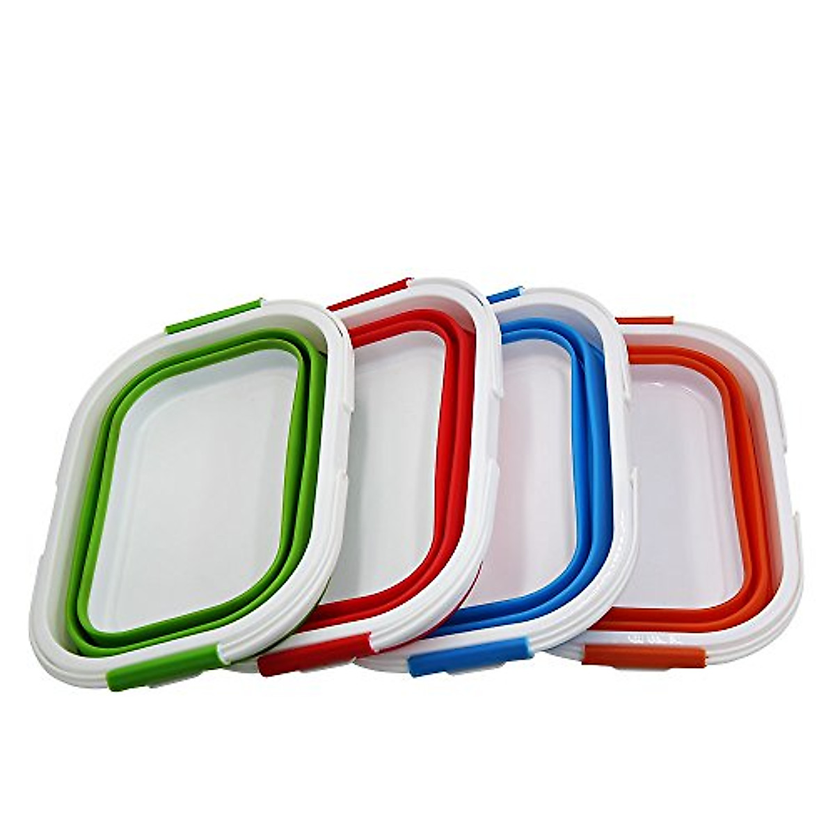 Gaorui Collapsible Laundry Basket Foldable Pop Up Storage Container Organizer Portable Washing Tub for Toys Fruits Vegetables Orange