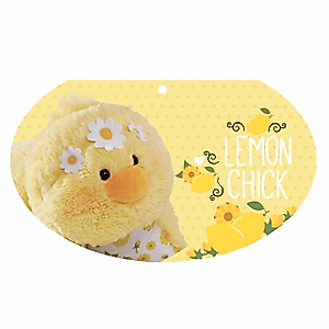 Pillow Pets Sweet Scented Lemon Chick Stuffed Animal Plush Toy Pillow, 1 Count (Pack of 1), Yellow