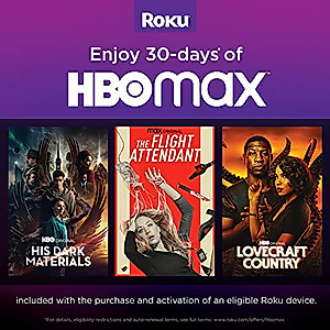 Roku Smart Soundbar, 4K/HD/HDR Streaming Media Player & Exceptional Audio Includes Roku Voice Remote