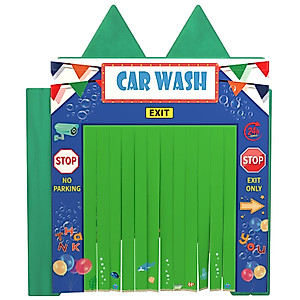 DLOREUK Play Panel for Kids Play Couch Foam Sofa Childrens Home Play Modular Couch (Sofa not Included) - Car Wash