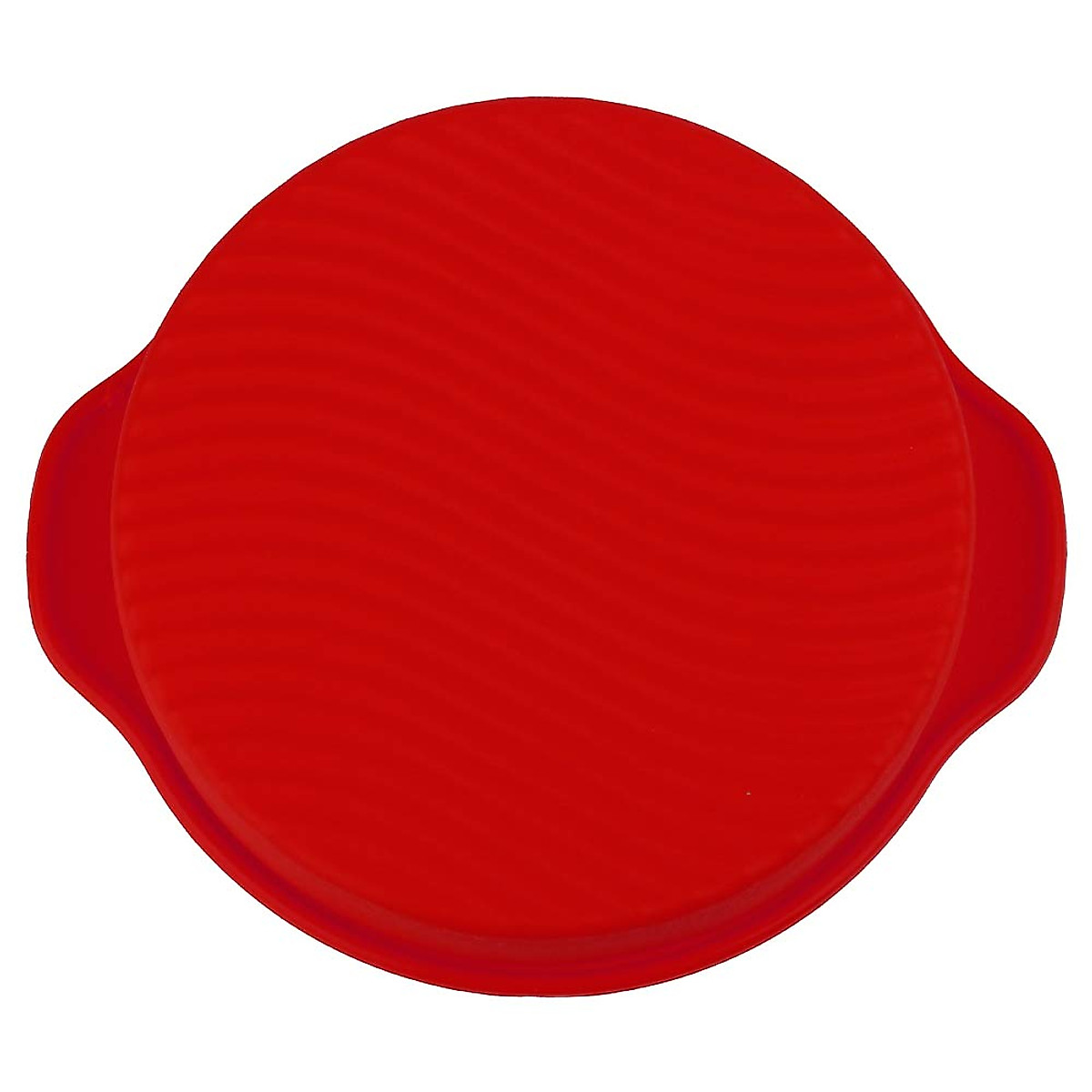 Demeras Cake Baking Pan 11inch Cake Mould Silicone for Cheesecake (red)