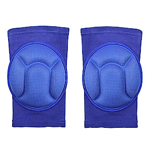 PURFUN 1 Pair Thick Sponge Knee Pads Sleeves Guard Collision Avoidance Sport Protective Kneepad Antislip Skate Soccer Football Volleyball Basketball Cycling Knee Brace Support for Men Women