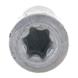 #8 x 2-1/2" Saberdrive White Trim Screws 1 LB, Approx. 109 Pieces, Durable Wood Screws, Serrated Thread for Secure Fastening, Avoid Cam Out