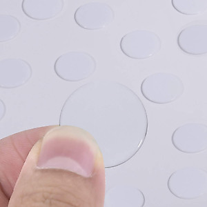 Coopay 1-1/5 inch Plastic Learning Counters Disks Bingo Chip Counting Discs Markers for Math Practice and Poker Chips Game Tokens, 200 Pieces(White)