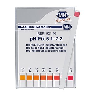 Macherey-Nagel, 92140, pH-Fix 5.1-7.2, Box of 100 Strips