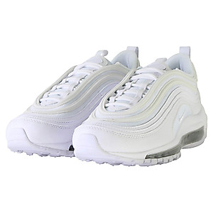 Nike Boy's Air Max 97 (Big Kid) White/White/Metallic Silver 4.5 Big Kid M