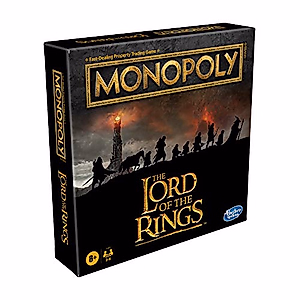 Monopoly: The Lord of The Rings Edition Board Game Inspired by The Movie Trilogy, Family Games, Ages 8 and Up (Amazon Exclusive)
