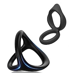 2pcs Cock Rings for Men Erection Silicone Cock Ring Cock Ring for Couple Silicone Penis Rings ensory Penis Ring for Penis Rings for Men's Wellness Hoodies ZH025