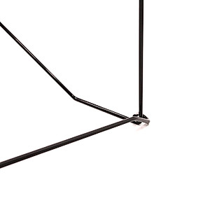 SSWBasics 6-Tier Black Wire Countertop Rack - 22"H x 29½”W x 18"D - Magazine Display Stand - Tabletop Book Display for Comics, Brochures, Cards, and Literature - Sleek, Sturdy, Collapsible Countertop