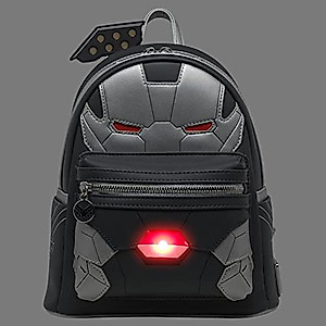 Loungefly Marvel Light Up War Machine Cosplay Mini Backpack