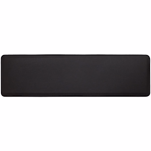 GelPro NewLife Designer Comfort Ergo-Foam Cushioned Anti-Fatigue Kitchen Floor Mat, Stain-Resistant, Waterproof, Non-Slip Padded Desk/Office Mat, 20" x 72", Grasscloth Charcoal