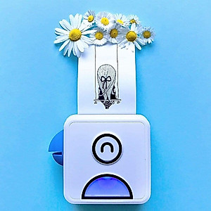 Poooliprint L2 Inkless Pocket Printer - Mini Phone Bluetooth Portable Poooli Thermal Printer for iOS + Android Print Sticky Photos, Labels, Notes, Lists for Journal (Blue)