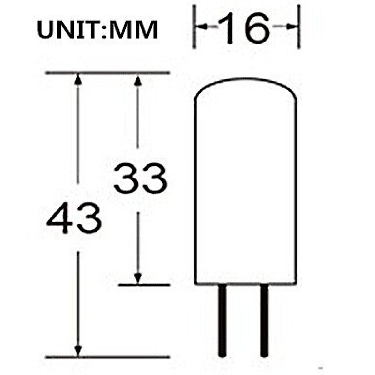 Best to Buy® (6-Pack) Warm White Dimmable Tower 3W 36SMD2835 GY6.35 Base Bi Pin LED Halogen Replacement Bulb, 12V -30V AC/DC, Desk Lamps, Pendant Lights, Puck Lights, Under-Counter Light...