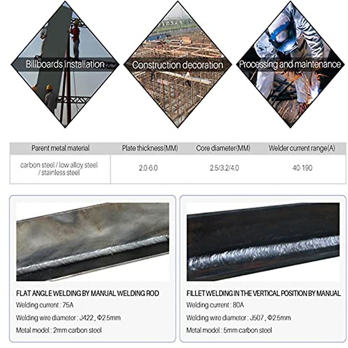 ARC 250SE Portable ARC MMA Welding Machine Welding Inverter Double Single Phase Welder