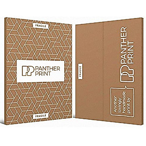 Panther Print, Large Canvas Wall Art, Beautiful Living Room Framed Art, Quality Picture Prints for Walls, Motivational Design, Arnold Schwarzenegger Conquer, Print for Special Occasions (76x51cm)