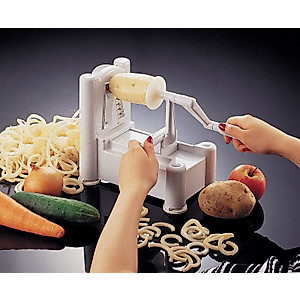 BelleVie Tri-blade Spiralizer 3 Blade Spiral Slicer"