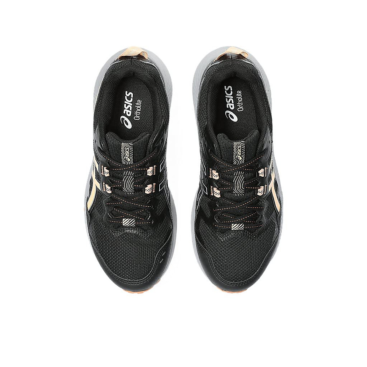 ASICS Women's Gel-Sonoma 7 Running Shoes, 10, Black/Apricot Crush