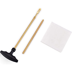 Universal Handgun Cleaning kit .357/.38/9mm, 40, 45 Caliber Pistol Cleaning Kit Brass Brush Jag and Cotton Mops BOOSTEADY