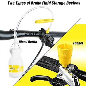 TorchPilot Bike Brake Bleed Kit for Shimano,TEKTRO Hydraulic Disc Brakes, Bicycle Brakes Service Bleed Set with 120ml Mineral Oil for MTB/Road Brake Perfect Bleeding of The Bicycle Brake