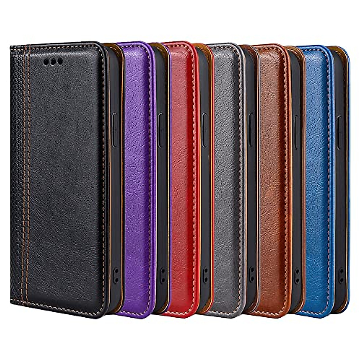 Fansipro Wallet Folio Case for Oppo Reno 2 F, Premium PU Leather Slim Fit Cover for Reno 2 F, 1 Card Slot, Unique Design, Purple