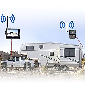 Haloview Handy 7 Wireless Backup Rear View Hitch Camera and Monitor System for RV/Trailer/Pickup