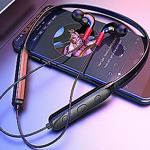 Blue-tooth Waterproof Headphones Comfort Flexible Neckband For Rainy Day