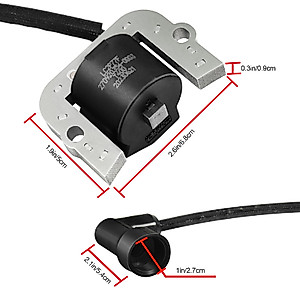 TEMSONE 136-7883 2pcs Ignition Coil Module Compatible with Toro & Titan Exmark Series Riding Lawn Mowers Replace# 139-0720 127-9216