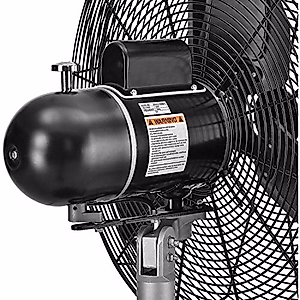 Continental Dynamics CD Premium 24" Oscillating Wall Mount Fan, TEFC Motor, 9,400 CFM, 1/2 HP