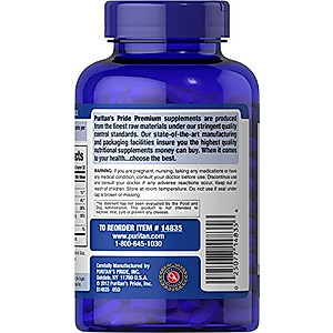 Puritan's Pride Calcium 1500 mg with Vitamin D 1000 IU-120 Coated Caplets, 120 Count (Pack of 1) (14835)
