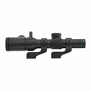 Monstrum 1-4x20 Rifle Scope with Rangefinder Reticle | Monstrum Offset Picatinny Scope Rings | Bundle