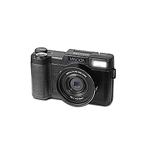 Minolta MND30 30 MP / 2.7K Ultra HD Digital Camera (Black)