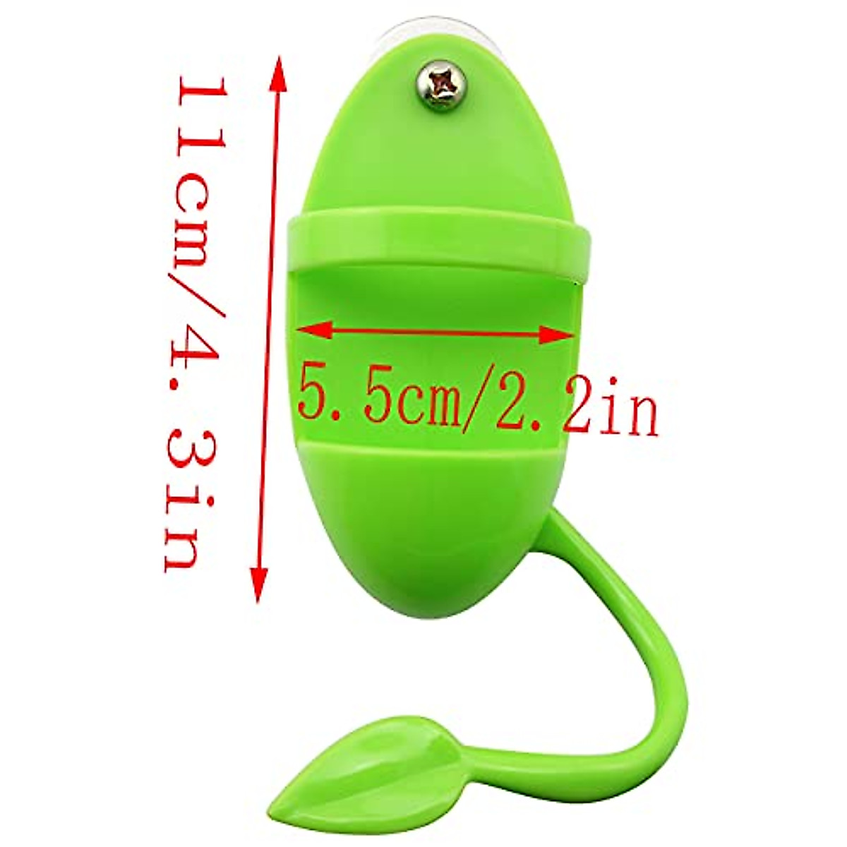 LQ Industrial Cuttlebone Holder Green Plastic Bird Feeding Cup Rack Bird Cage Storage Bowl Stand Parrot Food Holder with Perches for Cockatiels Parakeets Budgies Finches