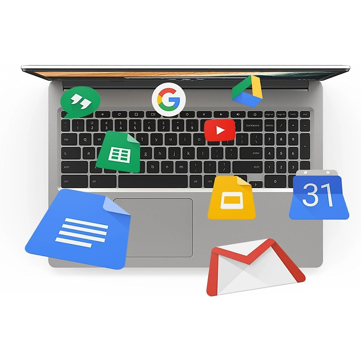 acer 2023 Newest Chromebook 315 Laptop, 15.6" HD Display, Intel Celeron N4020(Up to 2.8GHz), 4GB RAM, 64GB eMMC, Intel UHD Graphics, 12.5H Long Battery, WiFi, Bluetooth, Chrome OS