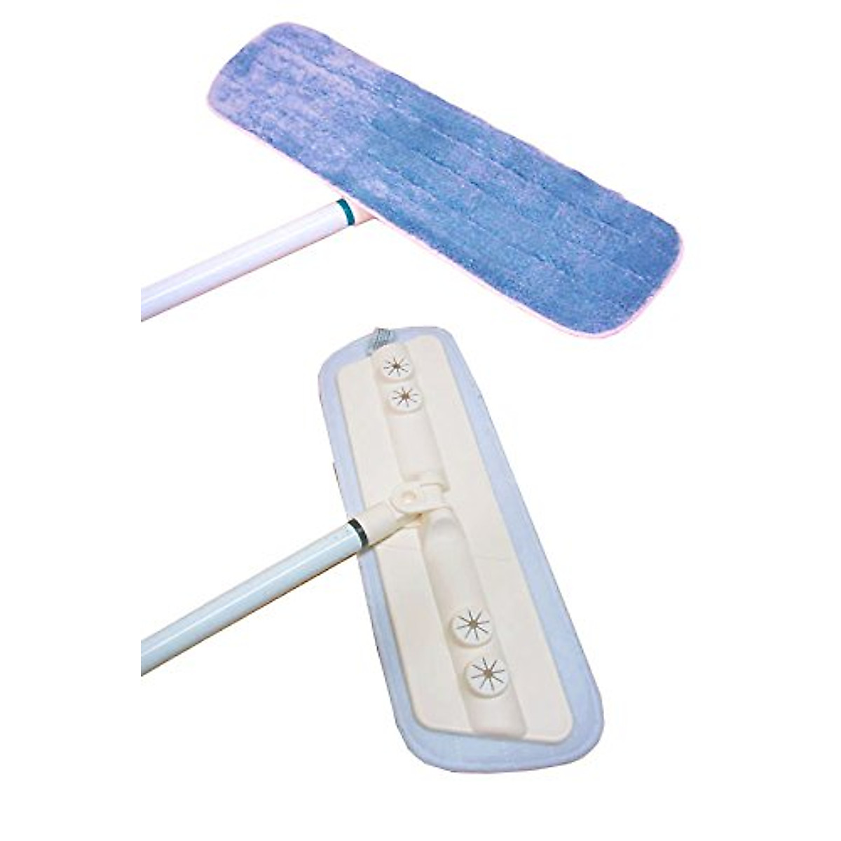 3-pack 18" Microfiber Dry/Wet Mop Pads for Commercial Microfiber Mops. Washable Pads