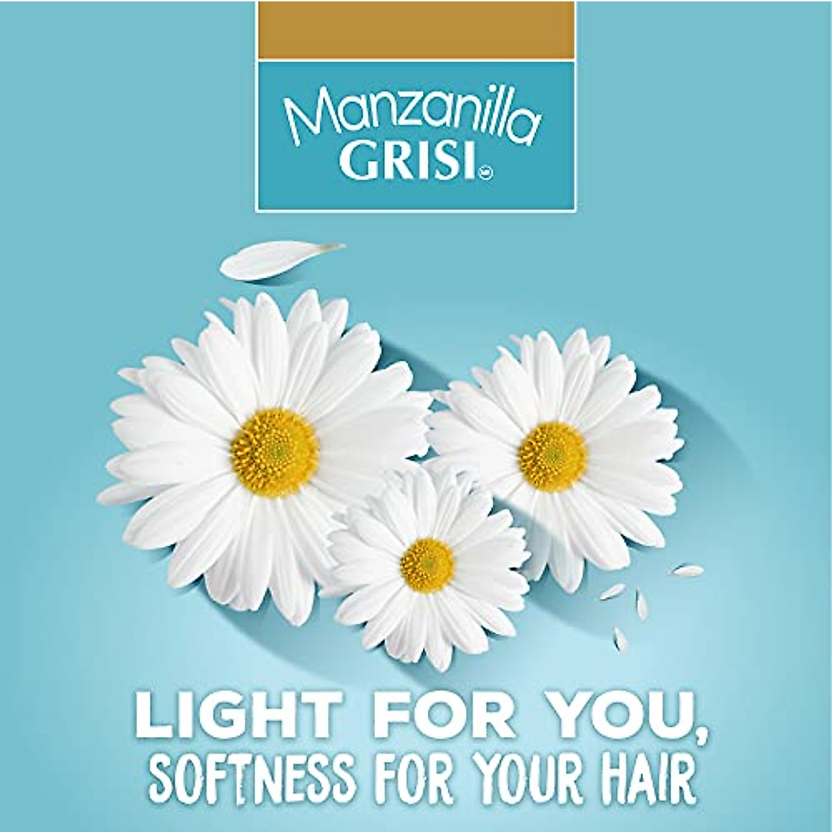Manzanilla Grisi Chamomile, Styling Hair Gel, Keep your Hairstyle, brighten Naturally, Non-Alcohol Non-Residues 2-Pack of 14 Oz Jars.