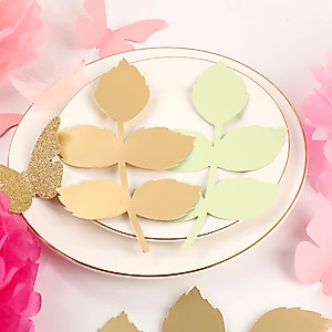 Fonder Mols Tissue Paper Flowers Tissue Pom Poms Blooms Pink for Girl Baby Shower, Nursery Decor, Birthday Decorations (Set of 21, Rose Pink)