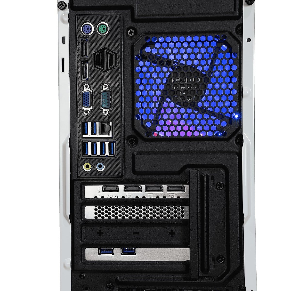 Periphio Vortex Prebuilt Gaming PC - GeForce RTX 3050 (6GB) GPU | Intel Core i5-6500 CPU (3.6GHz Turbo) | 1TB Solid State SSD | 16GB DDR4 RAM | Windows 10 Gaming Desktop Computer | WiFi + BT
