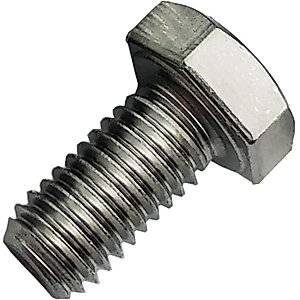 3/8" x 1" - 16. 304-STAINLESS Steel - HEX Head Bolt - 304 Grade. General Purpose - Hurricane Bolt (10)