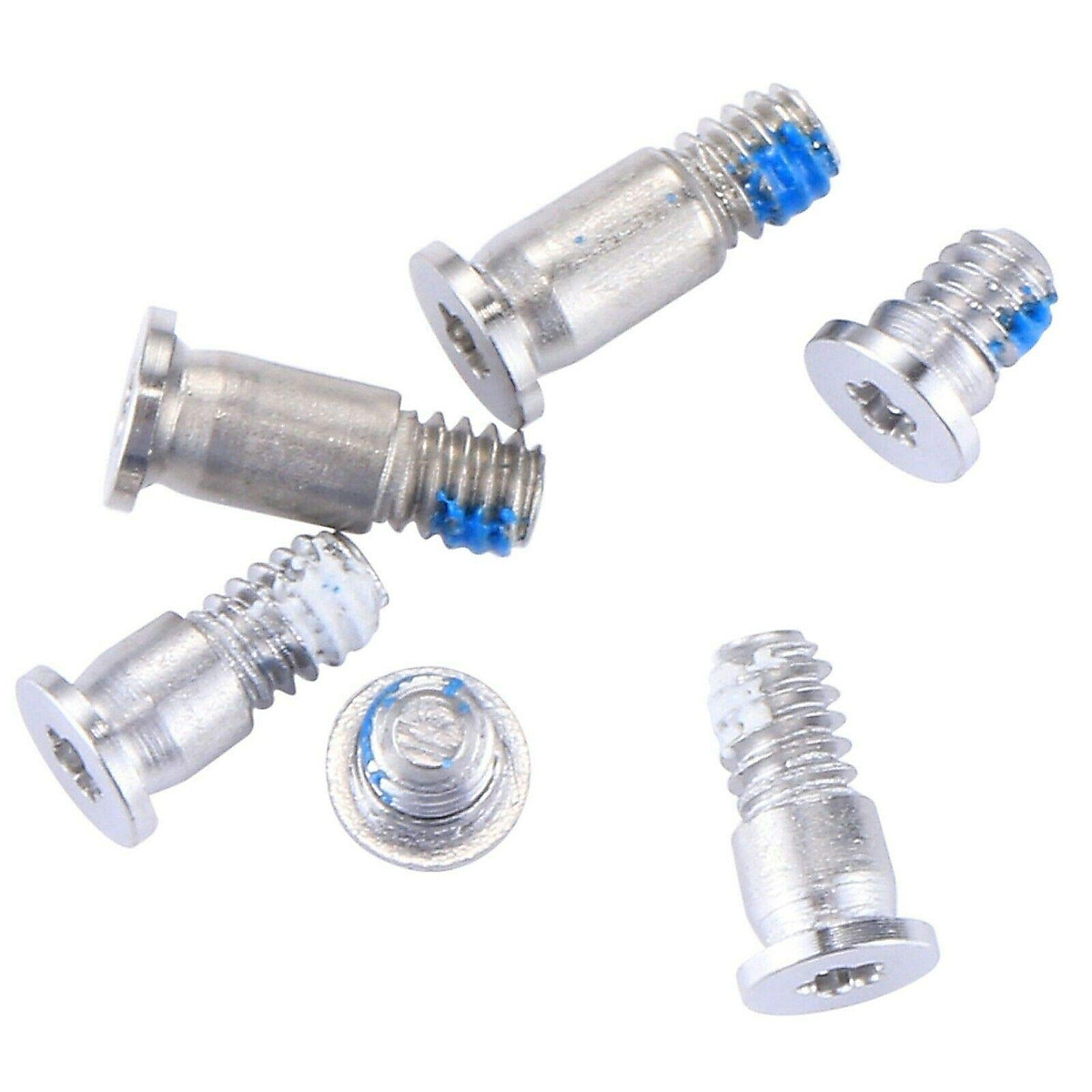 Replacement 6pcs/Set Bottom case Screws + 5 Point Pentalobe Screwdriver for MacBook Pro Retina 13 A1708 EMC 2978 EMC 3164 2016-17, A2159 A2289 EMC 3301 EMC 3456 2020, A2338 M1 EMC 3578 2020 (Silver)