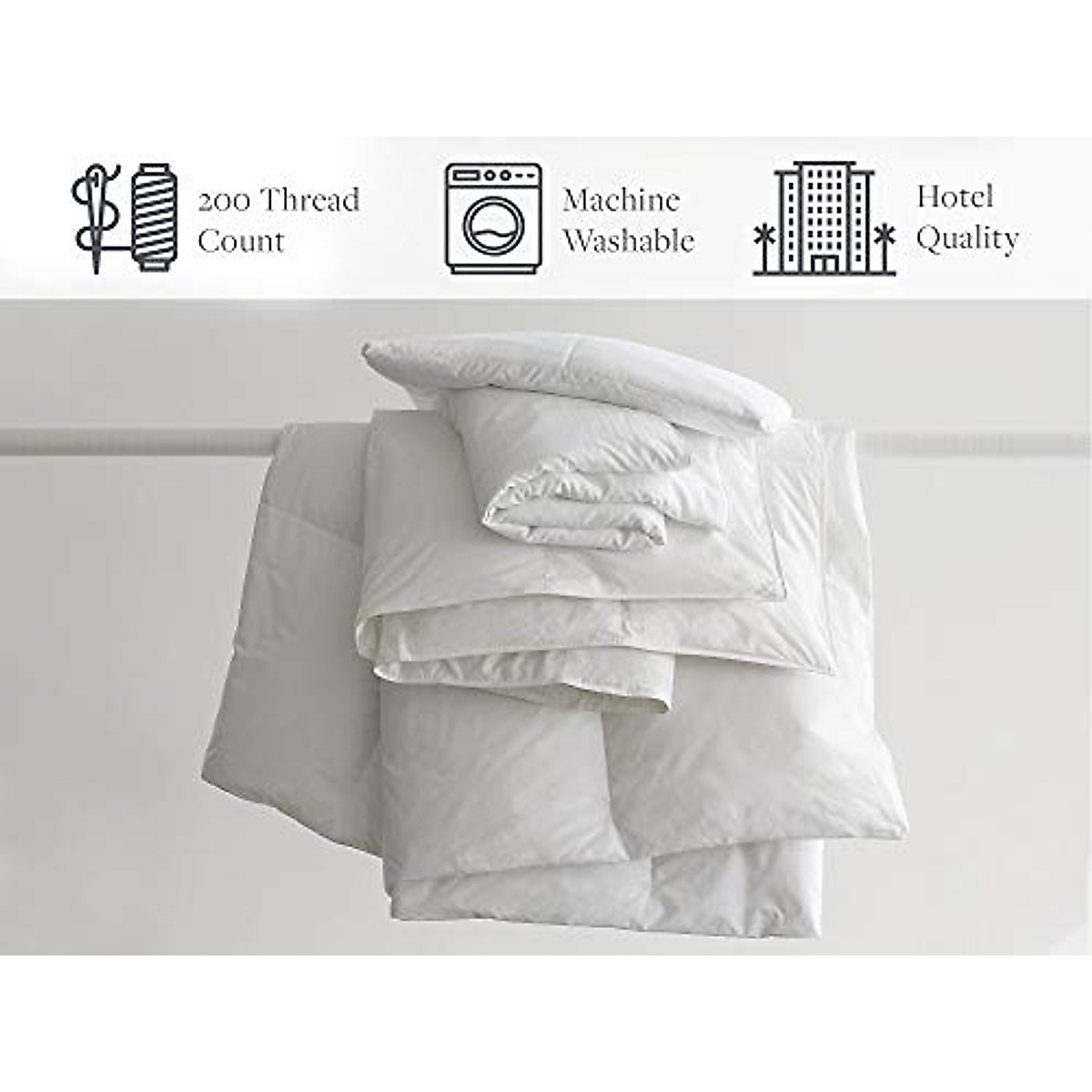 Westin Down Duvet - Soft, Plush White Down Duvet Insert/Comforter - King (106" x 94")