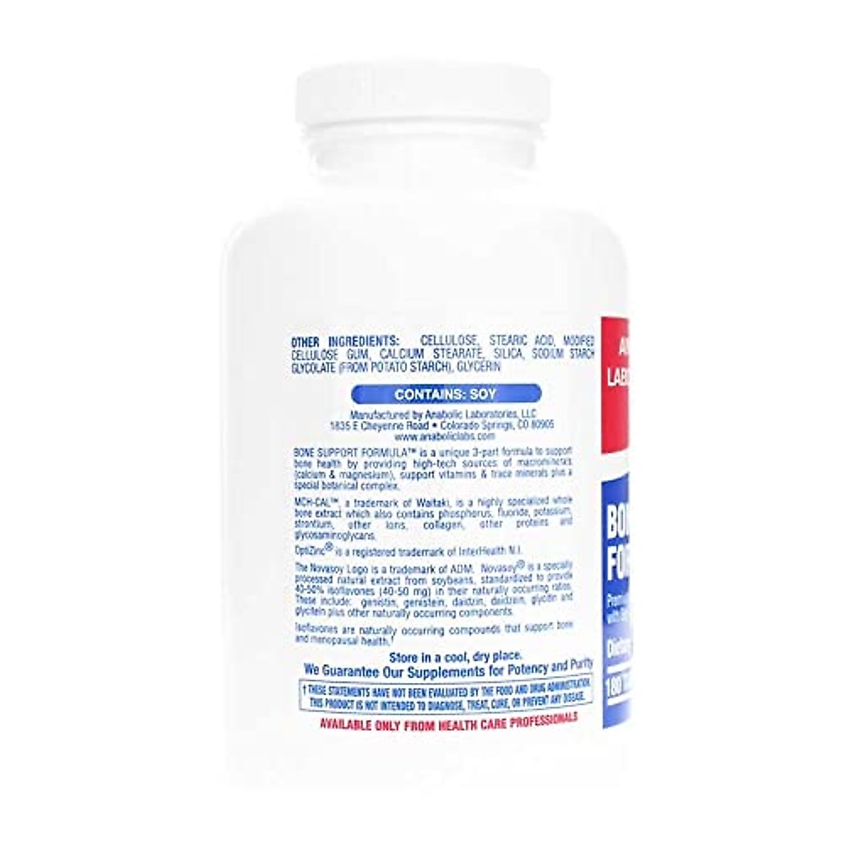 Anabolic Laboratories, Bone Build Support Formula, 180 Tablets