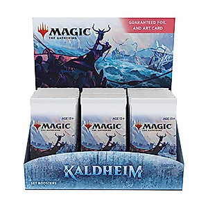 Magic: The Gathering Wizards of The Coast Kaldheim Set Booster Box | 30 Packs (360 Magic Cards)