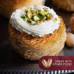 Turkish Antep Pistachios - 2.5 lbs (40oz) Premium Quality Kosher Roasted Pistachios By We Got Nuts - Natural & Healthy Rich Flavor Snack - Whole & Salted – Air-Tight Resealable Bag Package…