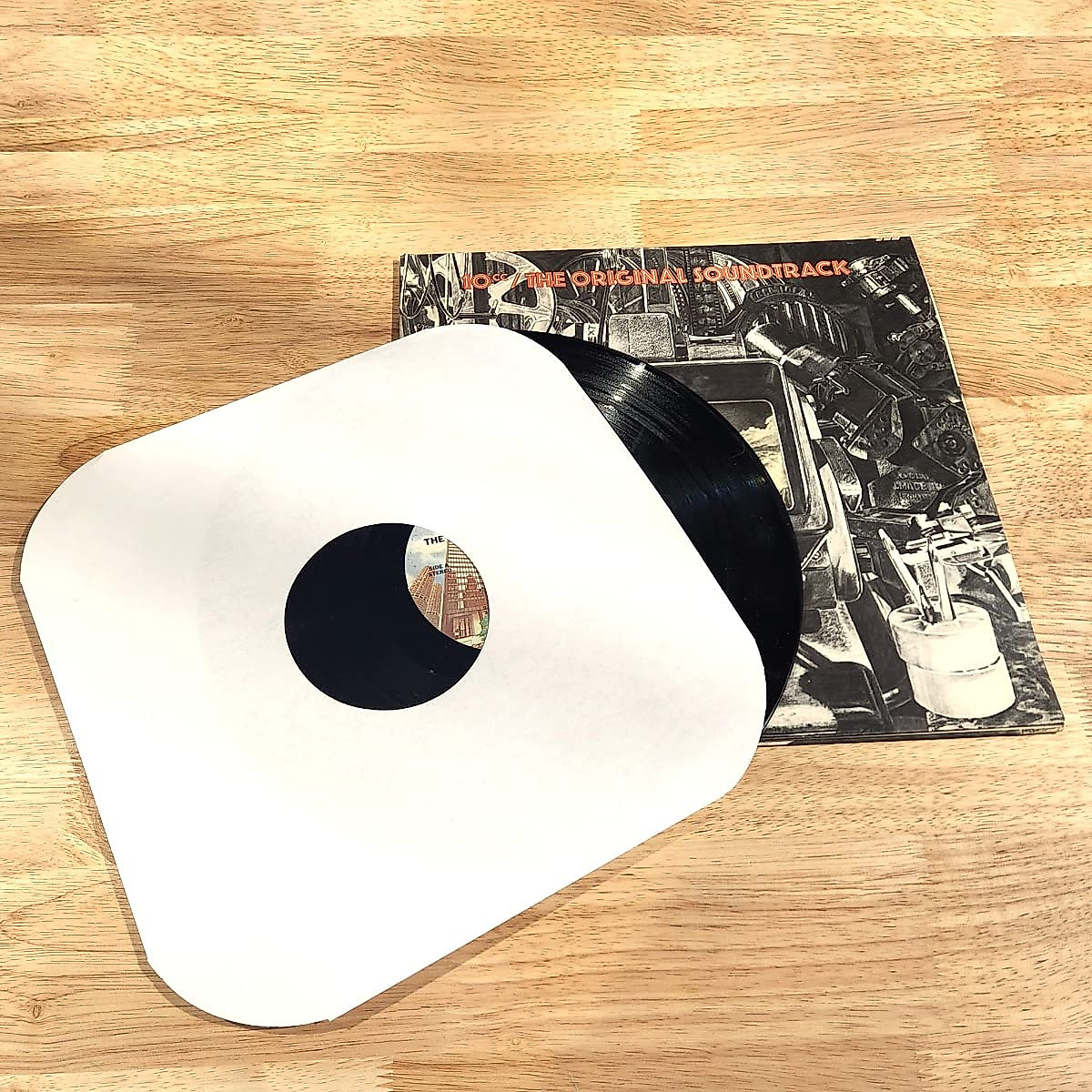 BCW 33 RPM Round Corner Paper Record Sleeves