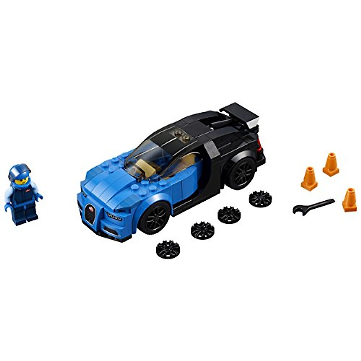 LEGO Speed Champions 6175244 Bugatti Chiron 75878, Multi