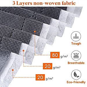 Lifewit 3 Pack 35L Clothes Storage Bag Organizer (Blue), Bundle with 3 Pack 90L Clothes Storage Bag (Grey)