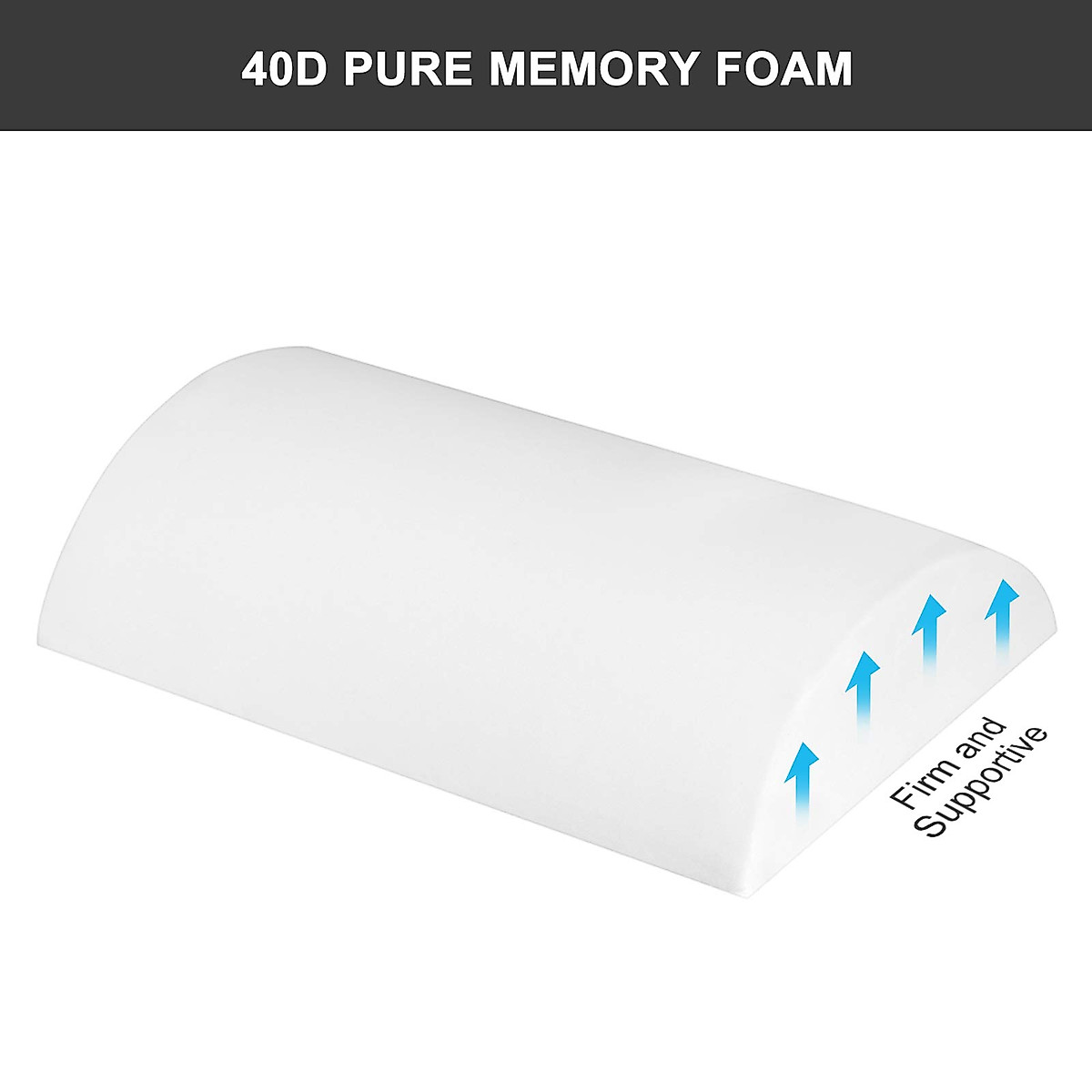 CoziPlan Under Desk Foot Rest, Memory Foam Ergonomic Footrest for Office Chair, Gaming Chair, Computer Chair