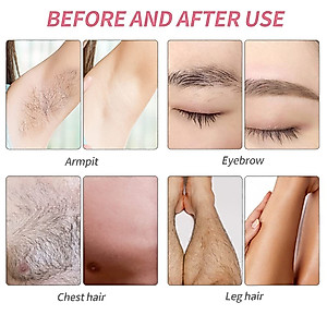 Double Wax Warmer Kit, Professional Dual Waxing Pot with 4 Pack Wax Beans 100pc Wooden Sticks,110V Electric Heater Machine for Hair Removal Home/Salon/SPA Adjustable Temperature