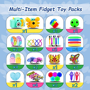 650 Pcs Party Favors for Kids, Fidget Toys Bulk, Prizes for Kids, Fidget Stocking Stuffers Birthday Party Gifts, Carnival Treasure Classroom Prizes Box, Goodie Bag Stuffers, Party Toys